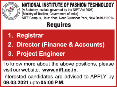 NIFT NT | FacultyPlus