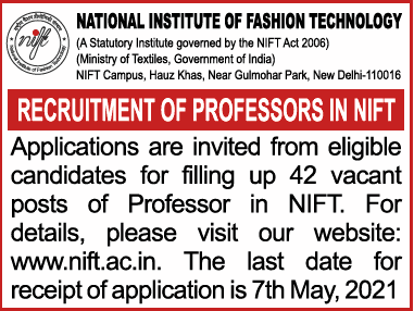 NIFT Professor Jobs | FacultyPlus