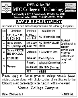 MIC College | FacultyPlus