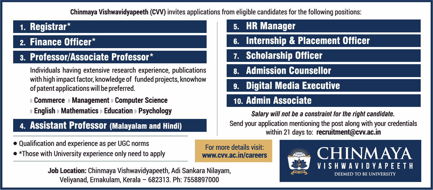 Chinmaya | FacultyPlus