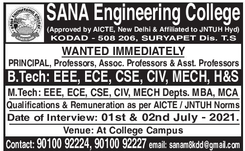Sana Engineering | FacultyPlus