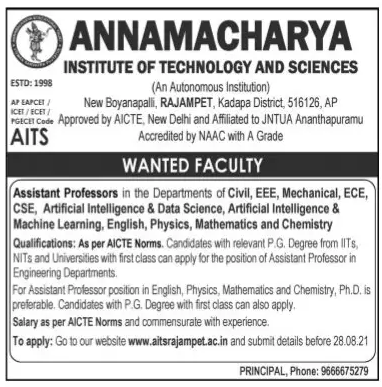 Annamacharya | FacultyPlus