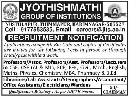 Jyothishmathi | FacultyPlus