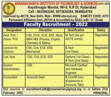 Annamacharya | FacultyPlus