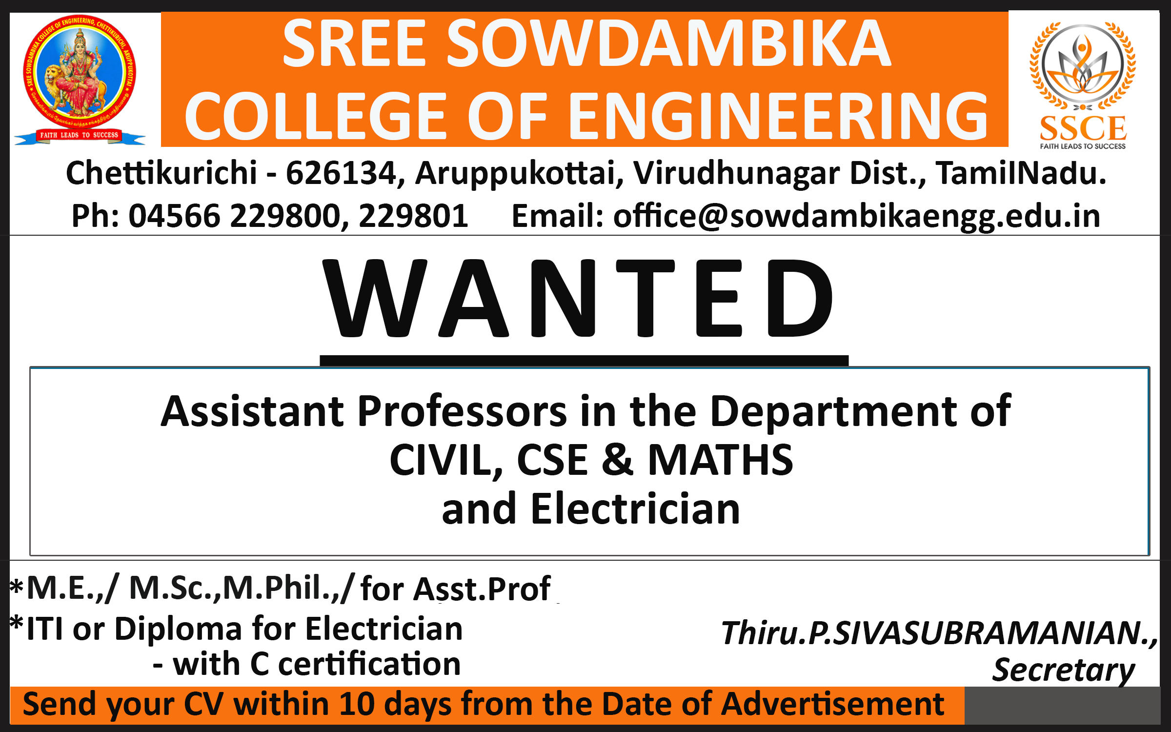 SSCE Adv 01.05.22 | FacultyPlus