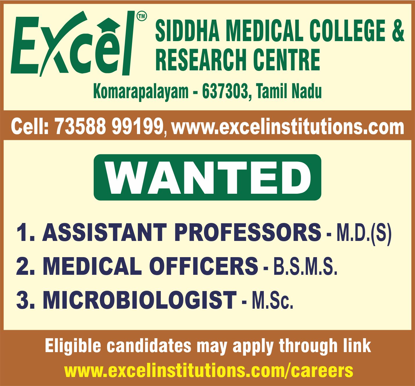 Siddha Wanted | FacultyPlus