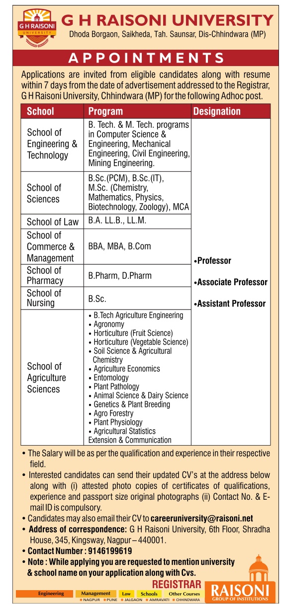 GH Raisoni | FacultyPlus