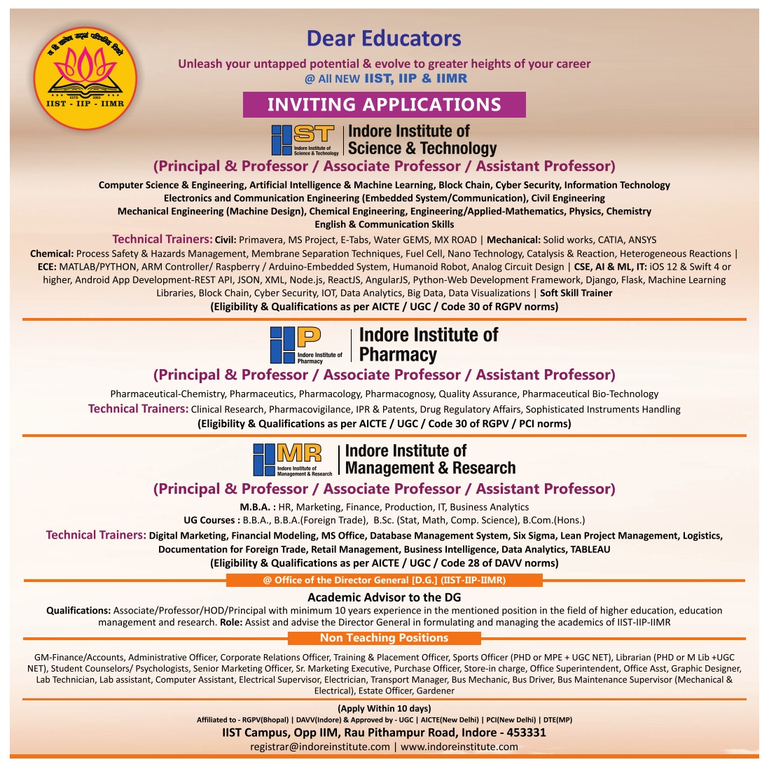 Indore Institute Of Science Technology Indore Institute Of Pharmacy Indore Institute Of Science Technology Indore Institute Of Pharmacy