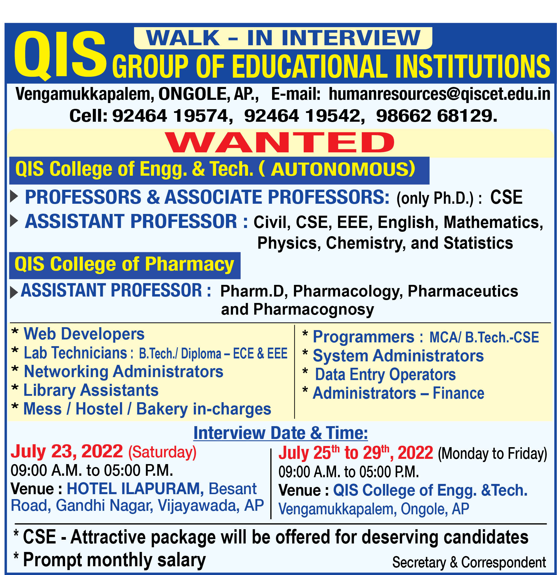 QIS 8×8 SAKSHI AD | FacultyPlus