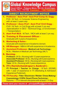 Global Knowledge Campus, Nadia Wanted Professor/Associate Professor ...