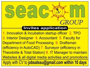 Seacom Group, Kolkata Wanted Non-Teaching Faculty | FacultyPlus