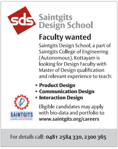 Saintgits Design School, Kottayam Wanted Professors/ Associate ...