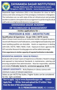 Faculty Opening 2023 in Karnataka- 18/01/2023 | FacultyPlus