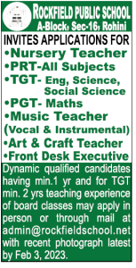 School Teacher recruitment 2023- Delhi 31/01/2023 | FacultyPlus