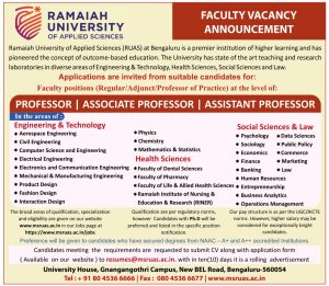 Academic Jobs 2023- Karnataka 15/02/2023 | FacultyPlus