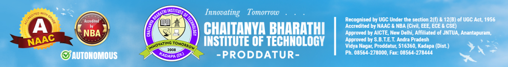 Chaitanya Bharathi Institute of Technology (Autonomous), Proddatur Wanted Professors, Associate ...