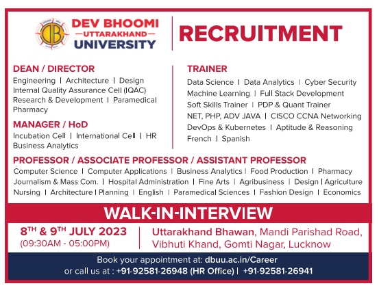 Dev Bhoomi University | FacultyPlus