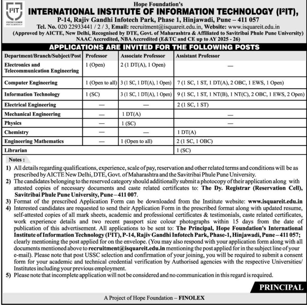 Adjunct Assistant Professor 2023- International Institute of ...