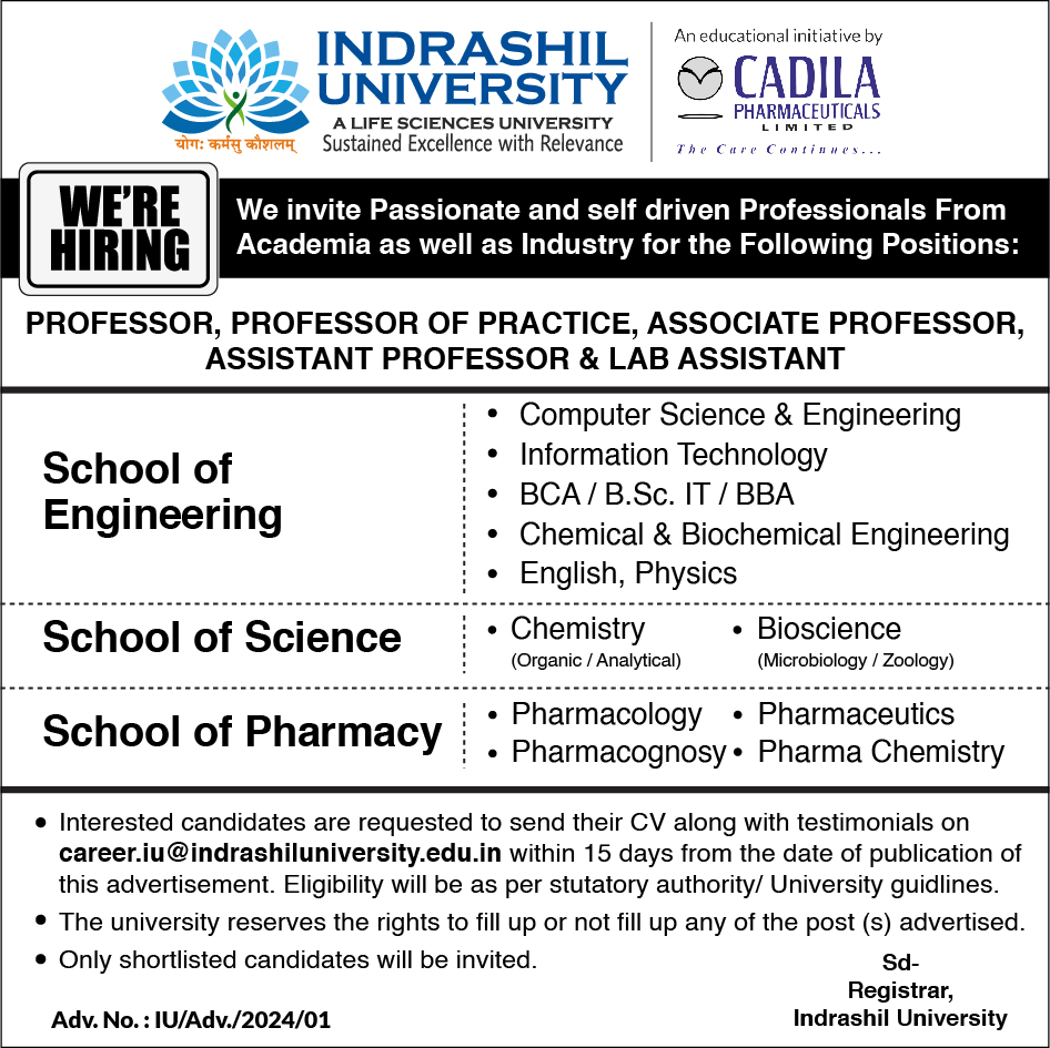 IU Recruitment _ADVT_8 CM x 8 CM_V4 | FacultyPlus