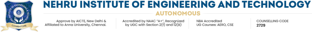 Nehru Institute of Engineering and Technology, Coimbatore Wanted Associate Professor/ Assistant ...