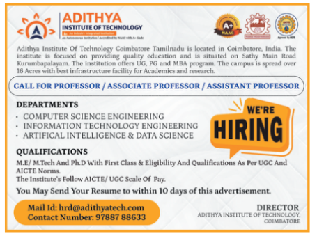 Aditya Institutw | FacultyPlus