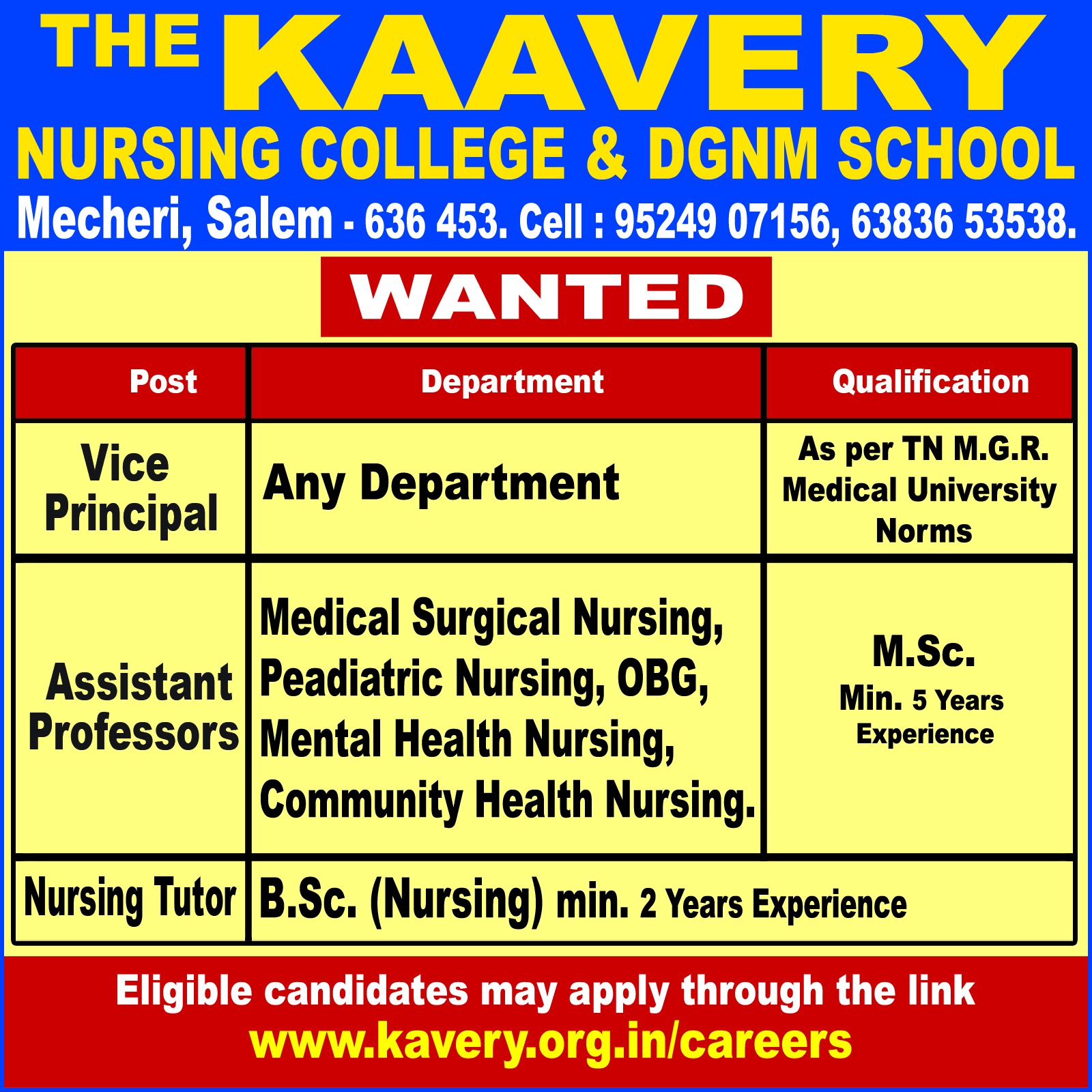 Wanted Nursing 9.5.25 | FacultyPlus