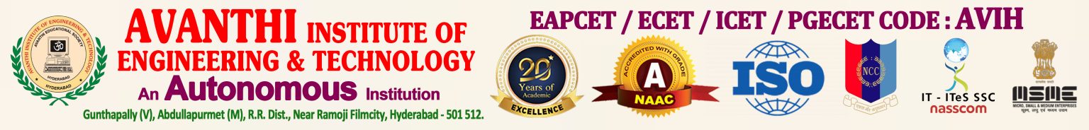 Avanthi Institute of Engineering & Technology, Hyderabad Wanted ...