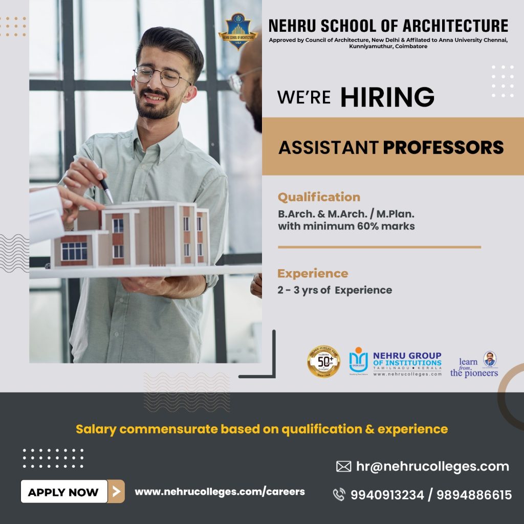 Nehru Group of Institutions, Coimbatore | Faculty Openings | FacultyPlus