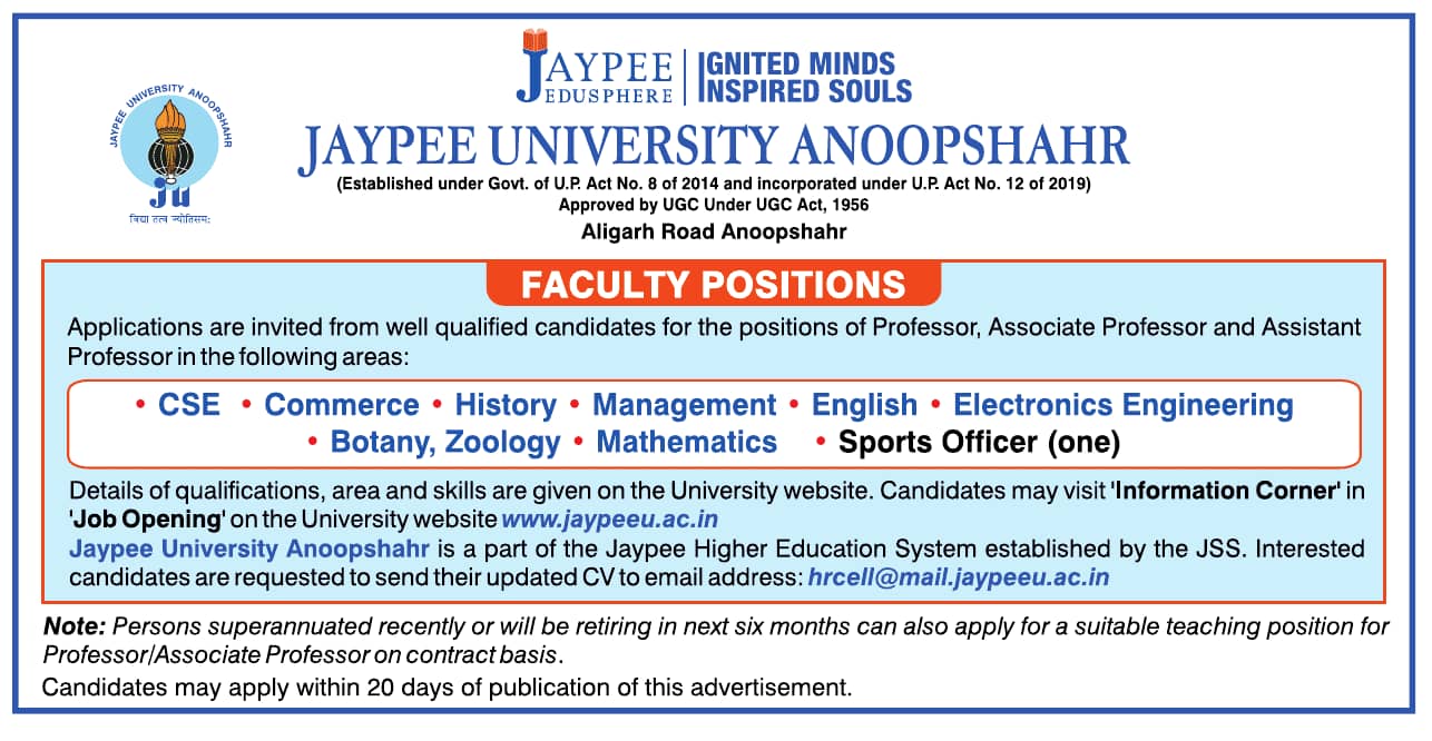 Jaypee University | FacultyPlus