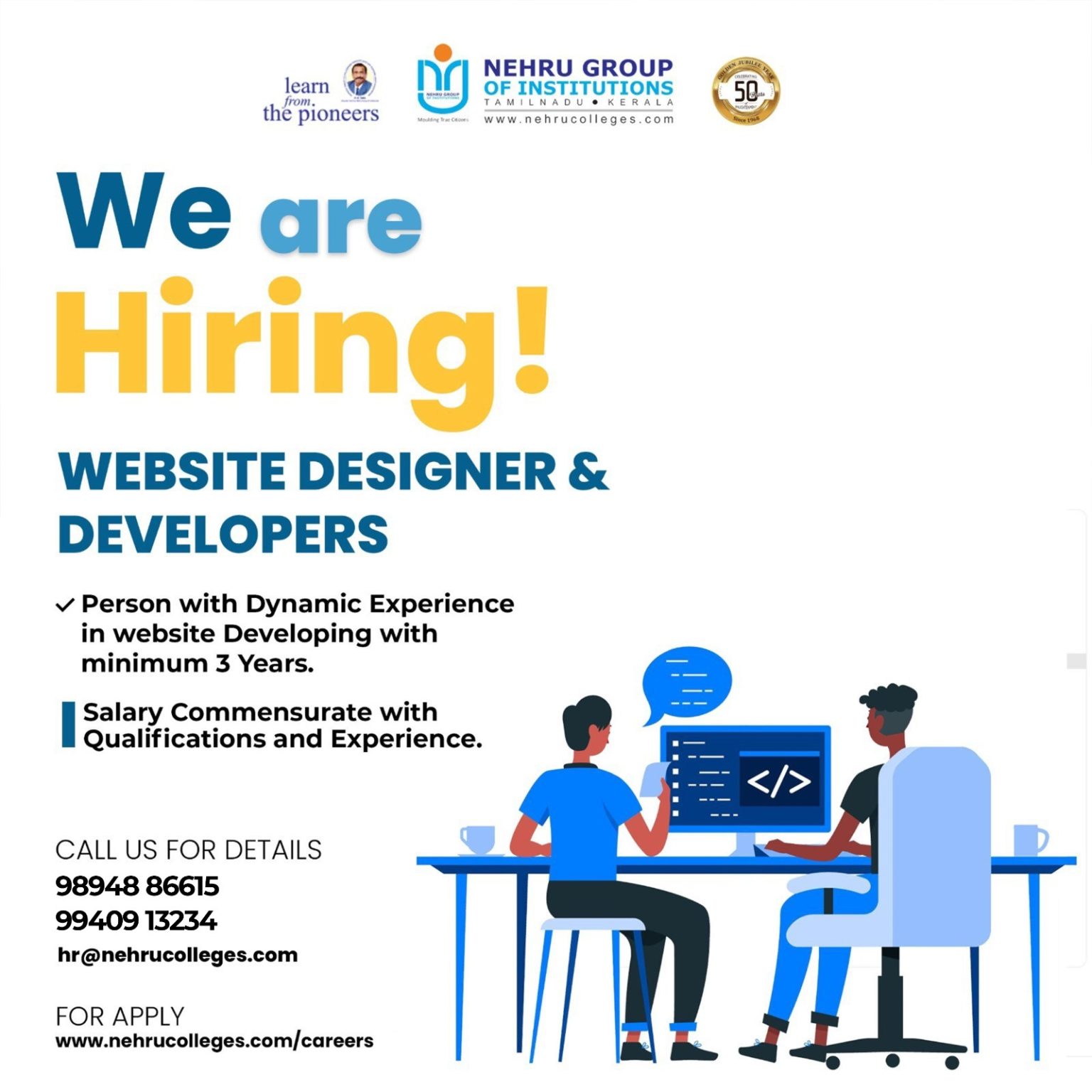 Nehru Group of Institutions, Coimbatore | Faculty Openings | FacultyPlus